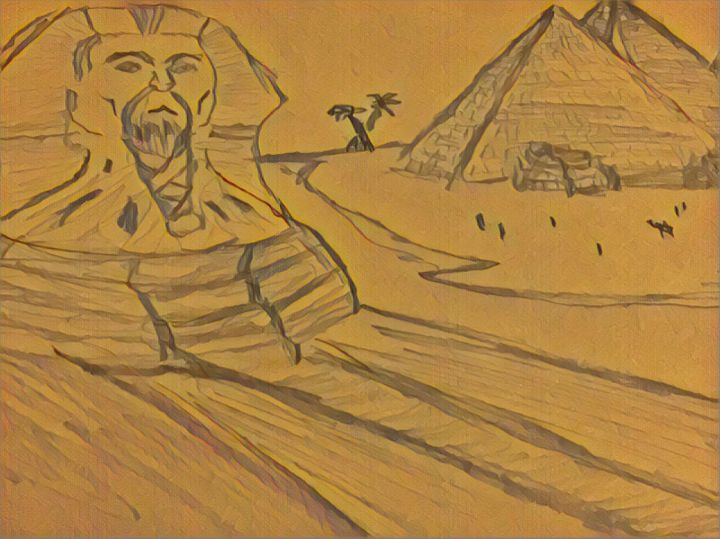 Sphinx Egypt - The Art of Richard Gallacher - Paintings & Prints ...