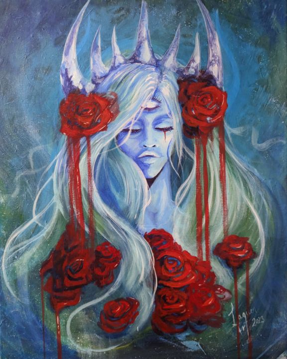 Bleeding roses - Laquenart - Paintings & Prints, Fantasy & Mythology ...