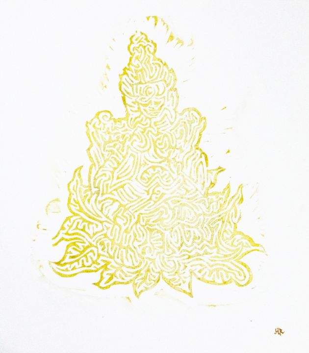 Lakshmi Maze Test Print #2 - Matthew Reinheimer - Paintings & Prints ...