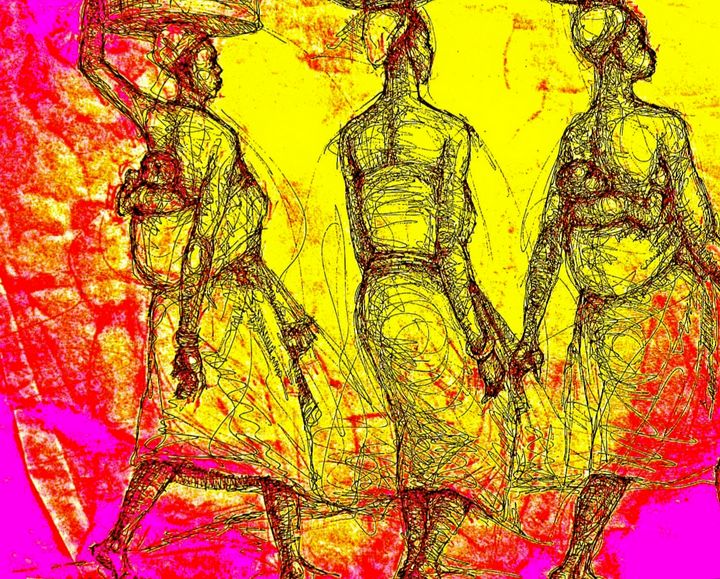 Togeather we search - CHIEF GIFT KOFI AMU - LOGOTSE @TAAC - Paintings ...