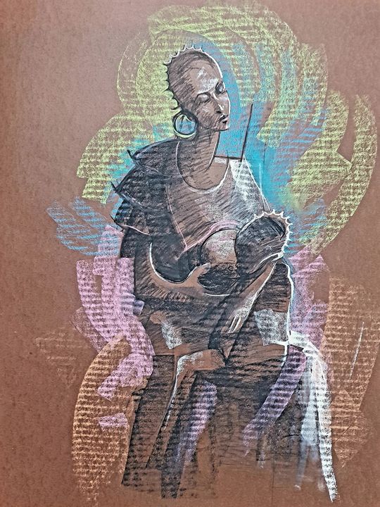 A sister and her child - CHIEF GIFT KOFI AMU - LOGOTSE @TAAC ...