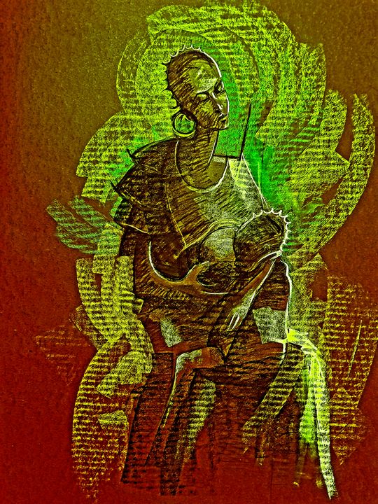 Kofi Mami - CHIEF GIFT KOFI AMU - LOGOTSE @TAAC - Paintings & Prints ...