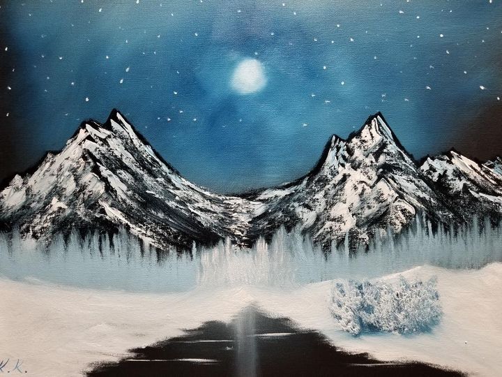 Nightfall - Kenneth kusch - Paintings & Prints, Landscapes & Nature ...