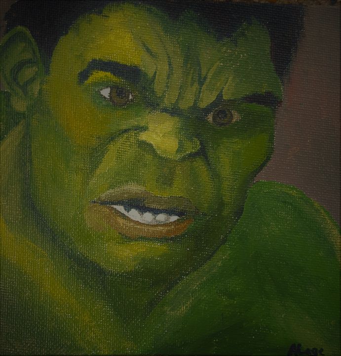 The Hulk - Amanda Lage Artworks - Paintings & Prints, Entertainment ...