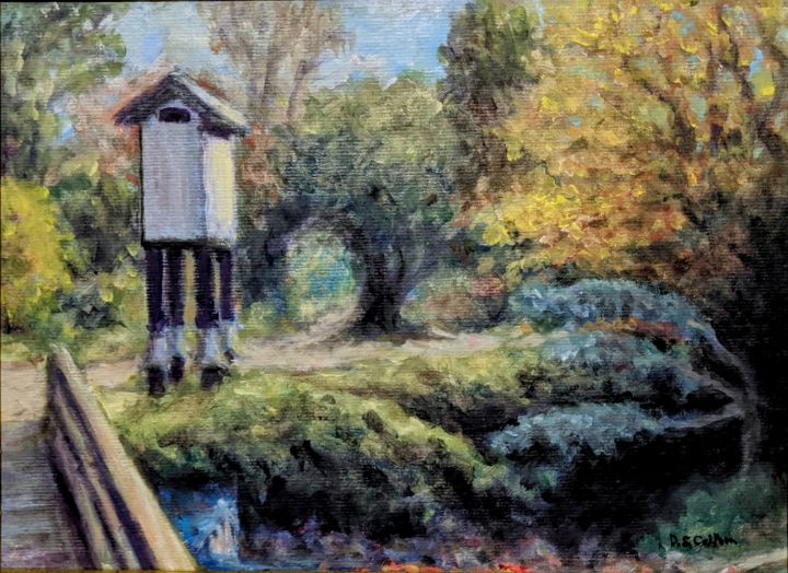 Bat House of Moccasin Lake Park - D.S.COLLOM ART - Paintings & Prints ...