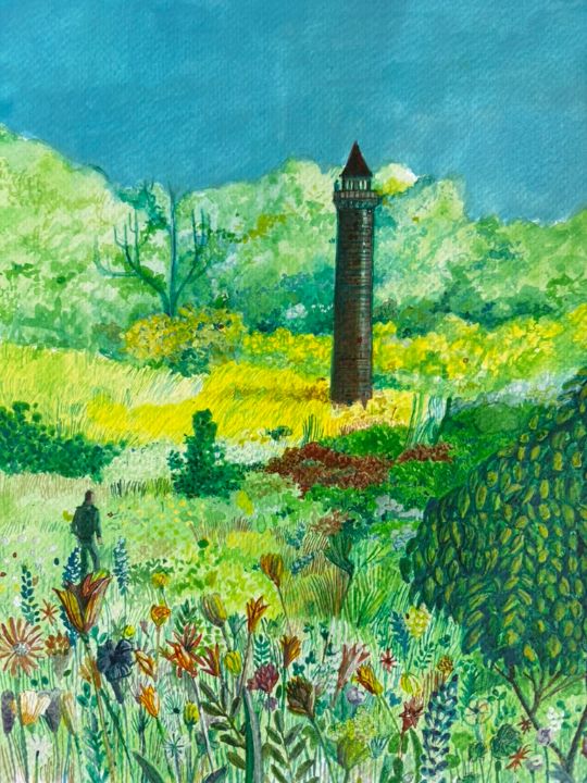 The tower - Studio Rat Raven Raccoon - Paintings & Prints, Landscapes ...
