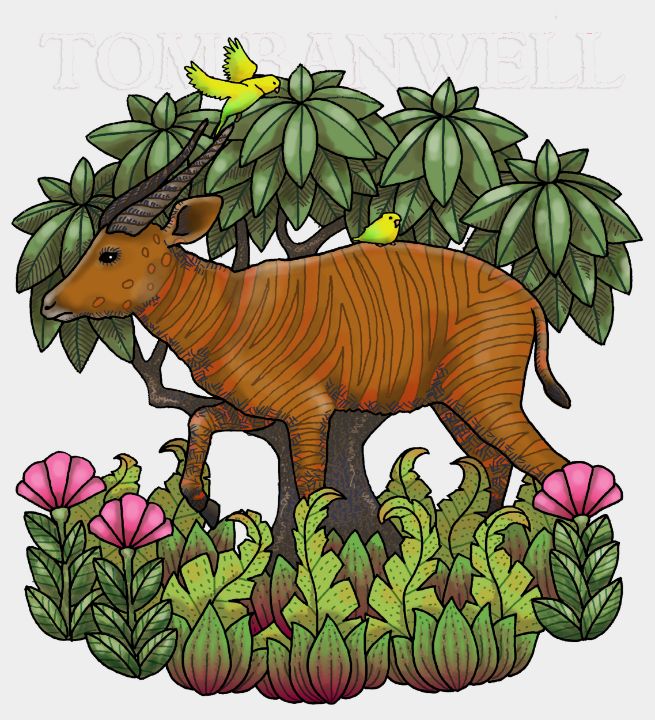 Antelope - Tom Banwell - Digital Art & AI, Fantasy & Mythology ...