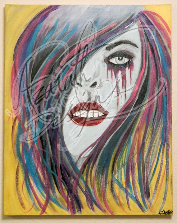 She bleeds creativity - Azarath Designs-The art of Justin Terrell ...