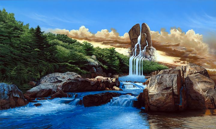 "The River" - Ross Edwards Artist - Paintings & Prints, Religion ...