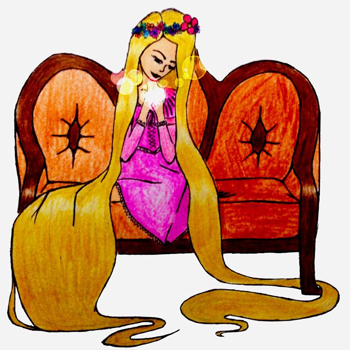Rapunzel - jenjenluo - Drawings & Illustration, Childrens Art, Disney ...