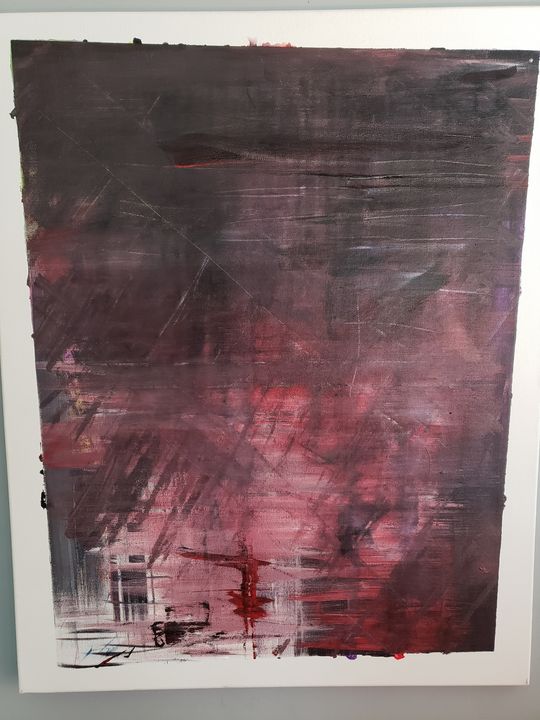 Red Rain - ESDS - Paintings & Prints, Abstract, Movement - ArtPal