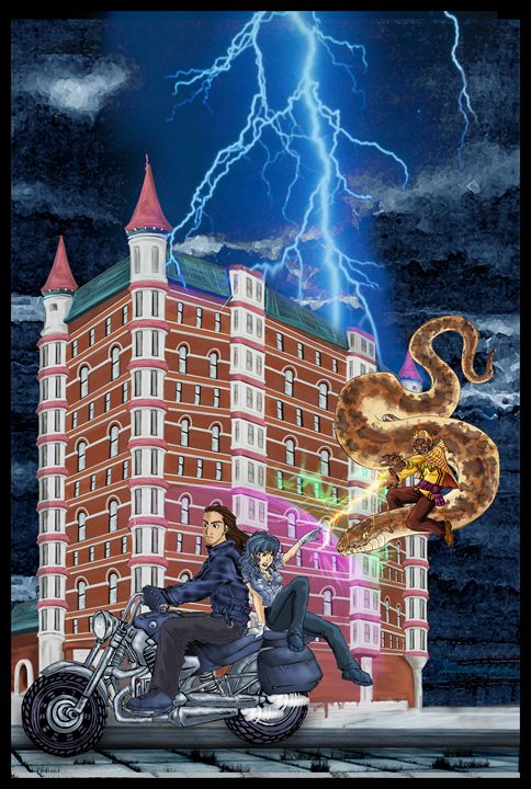 Flying Python Attack - Wonderland - Paintings & Prints, Childrens Art ...