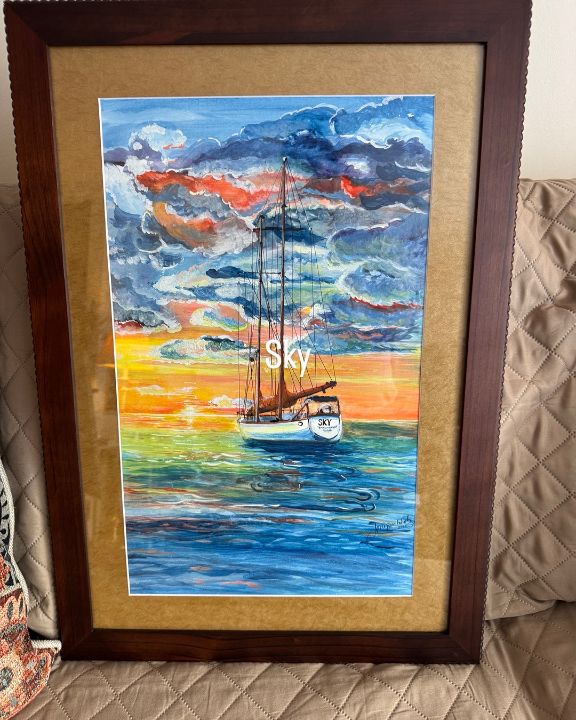 Sky - Sea Savannah Safari’s Watercolor Artworks - Paintings & Prints ...