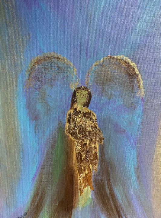 Angel Above The Clouds - MARY SNYDER FINE ART - Paintings & Prints ...