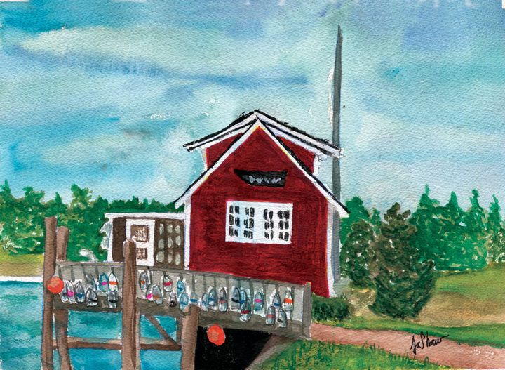 DAMION'S POINT - Prints of Original paintings by Jo Shaw - Paintings ...