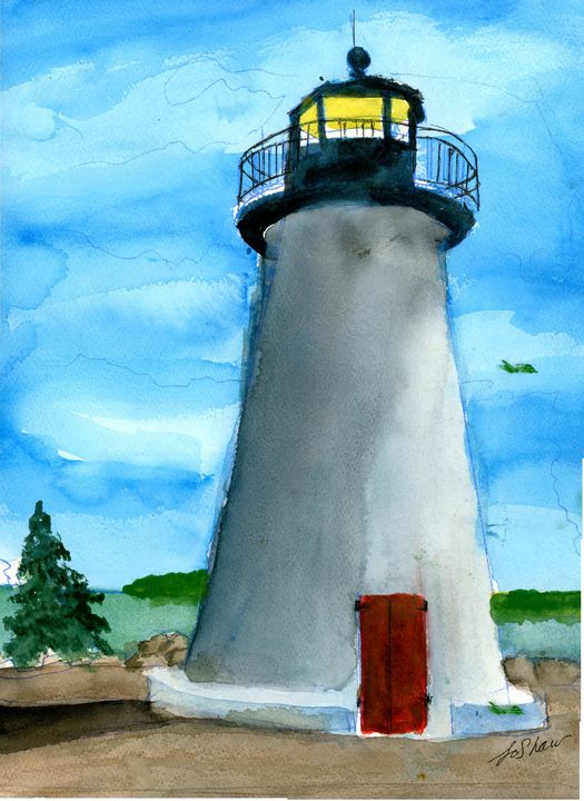 NED'S LIGHTHOUSE - Prints of Original paintings by Jo Shaw - Paintings ...