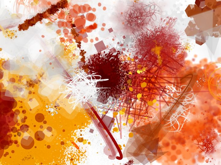 Eclectic retro - Art by Herum - Digital Art & AI, Abstract, Irregular ...