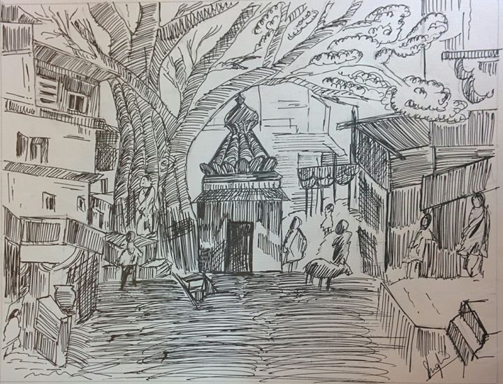 Kalpataru- The wish granting tree - shalini's art - Drawings ...