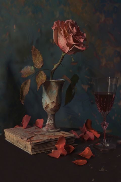 "The Passage of Time" - Luka Art Studio - Digital Art & AI, Still Life ...