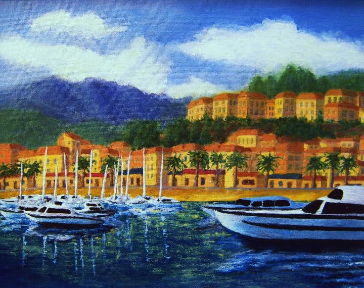 A HARBOR IN PROVENCE - PAINTINGS OF FRANCE - Paintings & Prints, Places ...