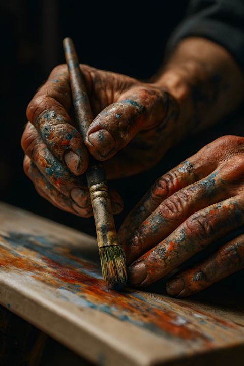 Creative Hands at Work - Gnanasiddhi - Digital Art & AI, Abstract ...