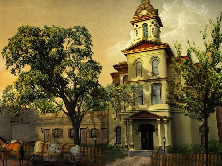 Cabarrus County Courthouse - Josh King Creative - Digital Art & AI ...