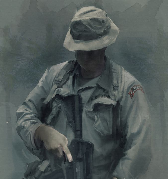 F Co. 51st INF LRRPs in Vietnam - Josh King Creative - Digital Art & AI ...