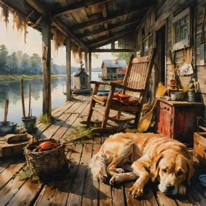 Big GA Dawg - Digital Art & AI, Drawings & Illustration