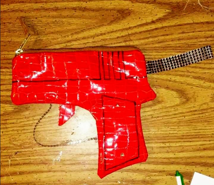 Blood red gun purse - Funk it UP designs - Textile & Apparel, Apparel ...