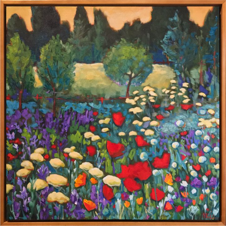 Summer Place - MARNA SCHINDLER - Paintings & Prints, Flowers, Plants ...