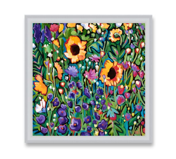 Days Like These 8x8” white fr. print - MARNA SCHINDLER - Paintings ...