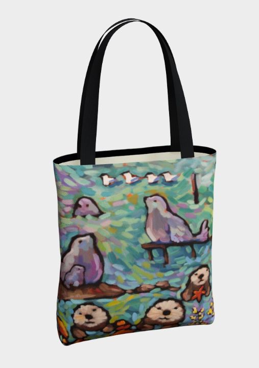DAY AT MORRO BAY tote - MARNA SCHINDLER - Textile & Apparel, Other ...