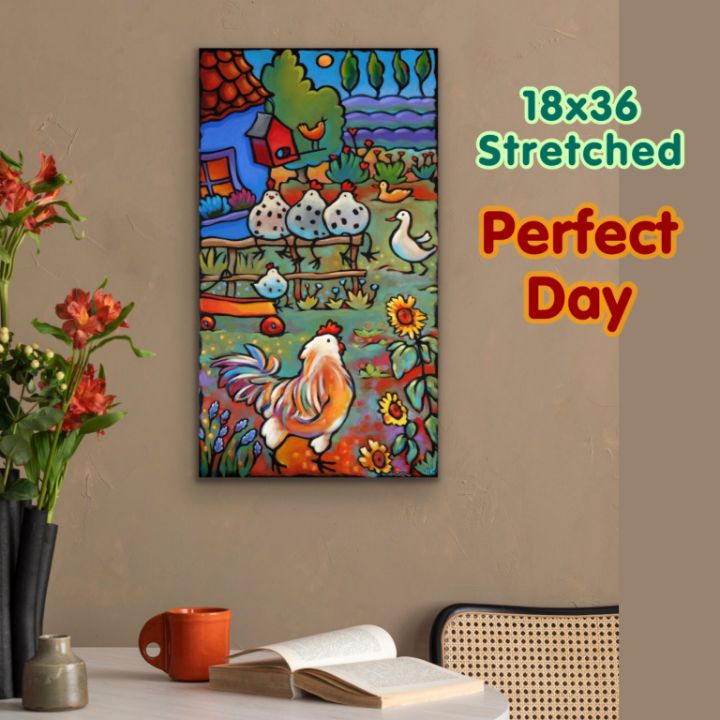 PERFECT DAY 18x36 stretched print - MARNA SCHINDLER - Paintings ...