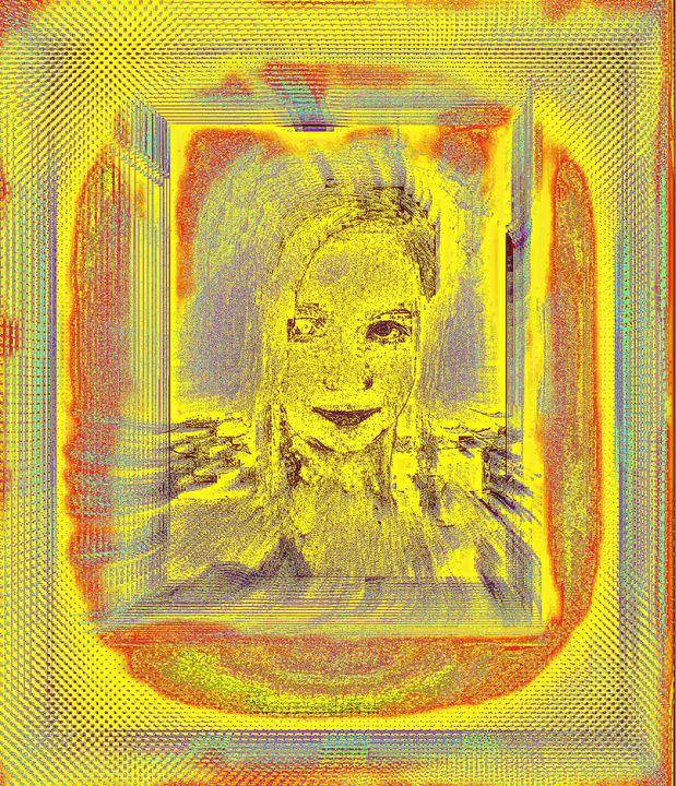 Donna wibrant - Aleksandra Socha - Paintings & Prints, People & Figures ...