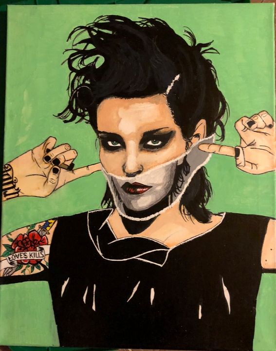 Saving Face - Arte By Renée Michele - Paintings & Prints, People ...