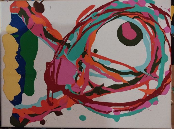 Fish - Chad Boblenz - Paintings & Prints, Abstract, Color - ArtPal