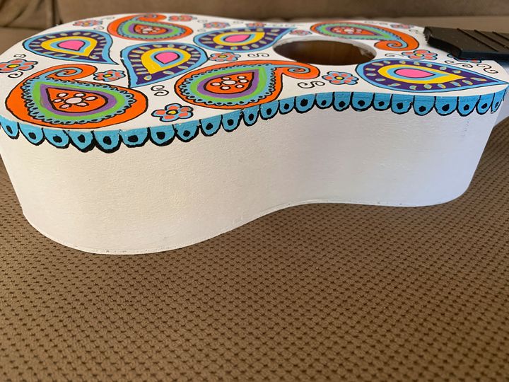 Ukulele - Art By Nara - Paintings & Prints, Abstract, Movement - ArtPal