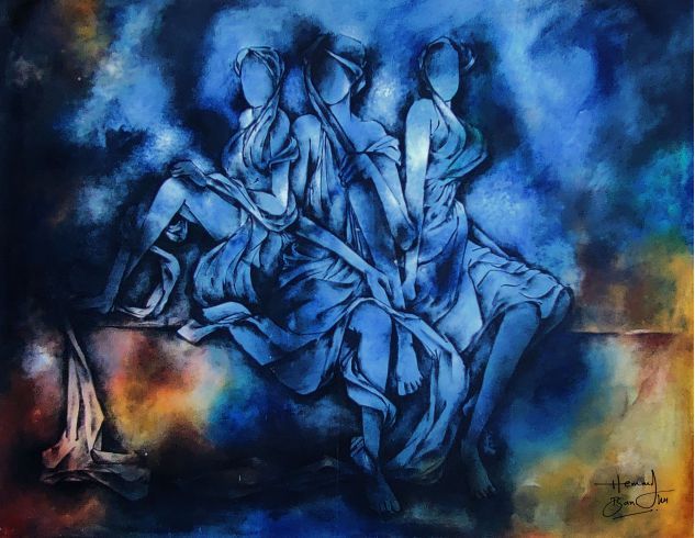 “Queen” - Untold stories of women’s - Hemant Bandhu - Paintings ...