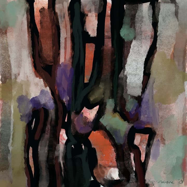 Continuation Dreams Bifurcated - Hristiana's Art - Paintings & Prints ...