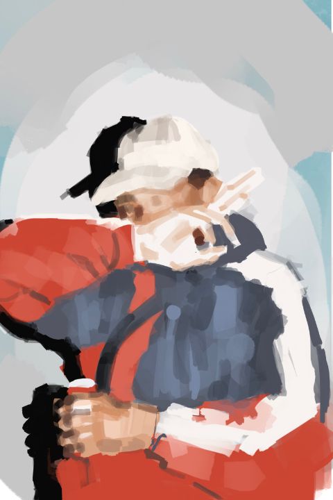 Random Guy on Pintrest - Postcards R Us - Paintings & Prints, People ...