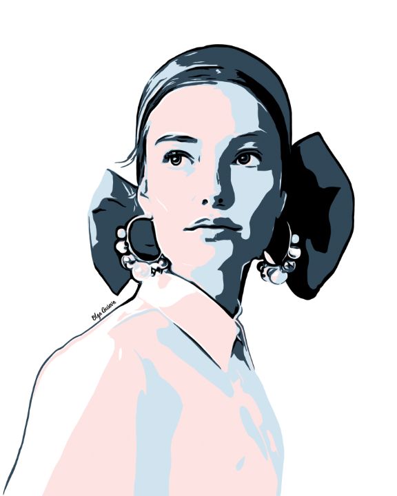 Seeing glance - Olga Guseva - Digital Art, People & Figures, Fashion ...