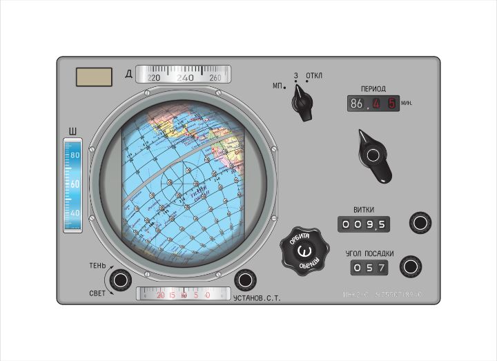 Soyuz Space Navigation Indicator - Space Exploration GenZ - Digital Art ...