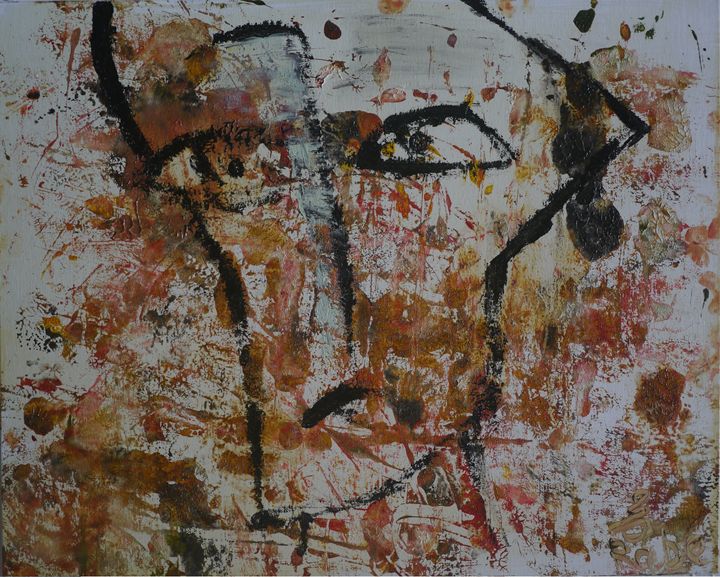 me no.16 - Robert Rabe - Paintings & Prints, Abstract, Figurative - ArtPal