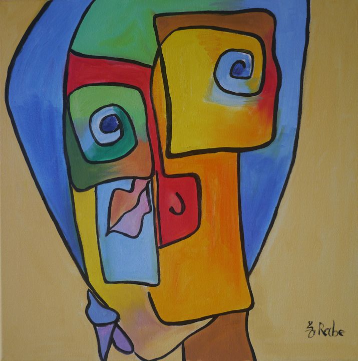 my mother - Robert Rabe - Paintings & Prints, Abstract, Figurative - ArtPal