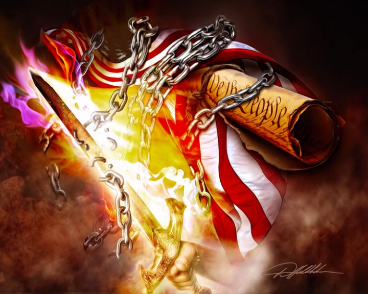 Break Every Chain - Danny Hahlbohm - Paintings & Prints, Politics ...