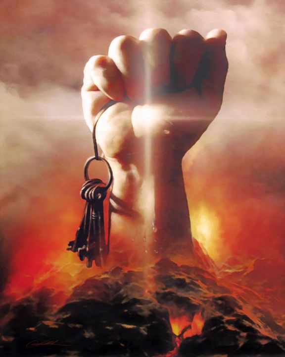 Keys of Hell - Danny Hahlbohm - Paintings & Prints, Religion ...