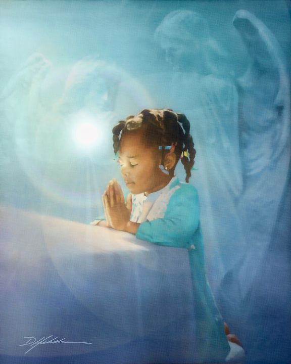 In the Presence of Angels - Danny Hahlbohm - Paintings & Prints, Religion, Philosophy ...