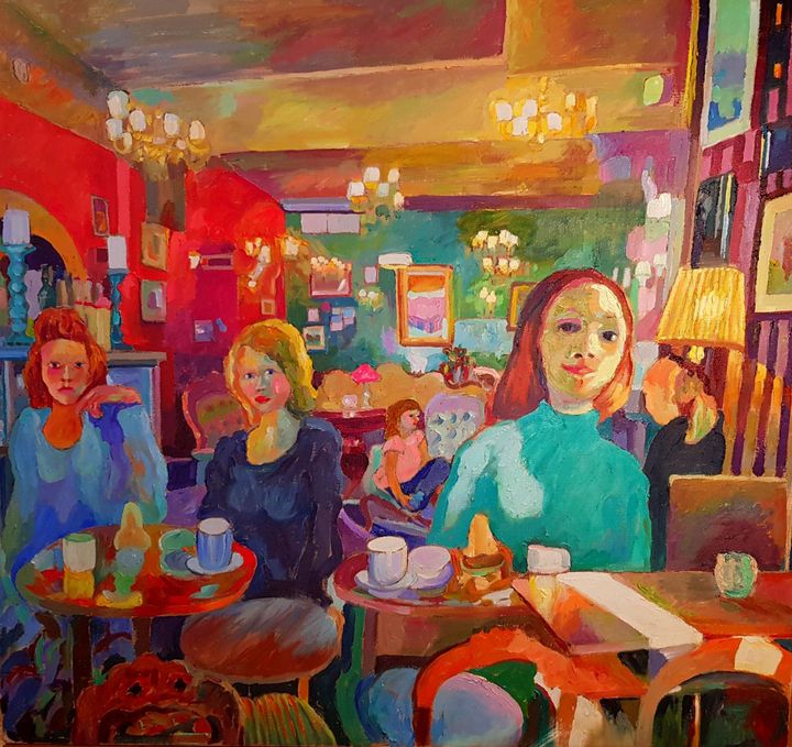 Gilda Bar interior - sebastian marquez cladera - Paintings & Prints ...