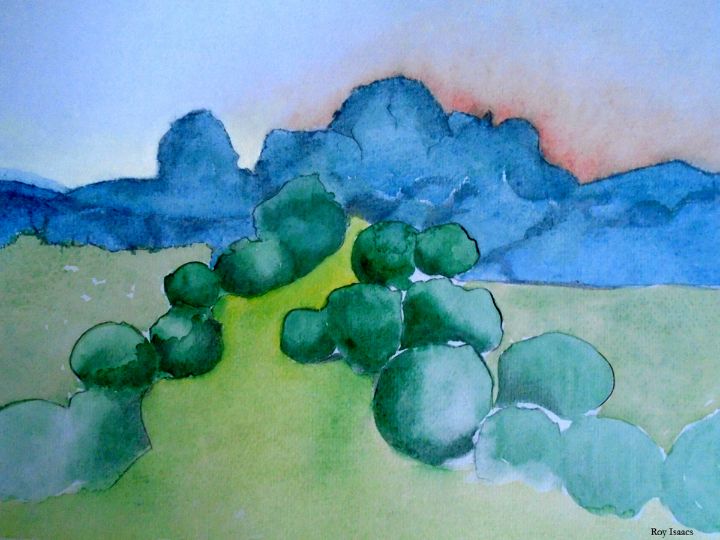 Smugglers Road, Burley, Hampshire - Roy Isaacs - Paintings & Prints ...