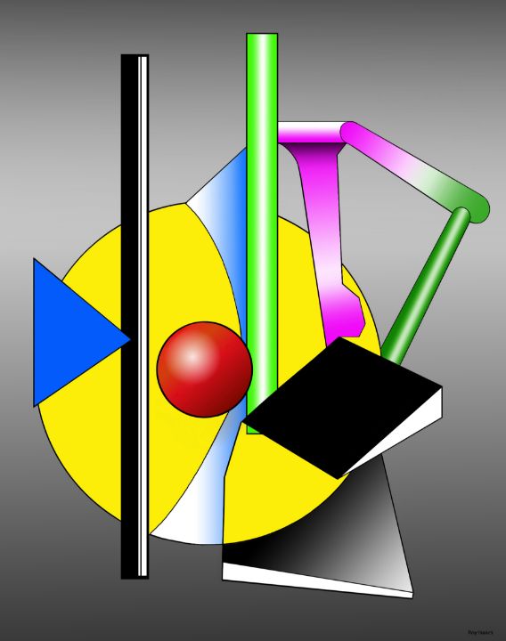 Industrial Geometric Shapes - Roy Isaacs - Drawings & Illustration ...